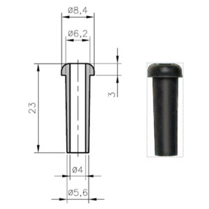 Strain Relief Grommet 12-407 TPE - Klinkmann Store