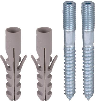 Fixing set with 2 rigid screws - Klinkmann Store